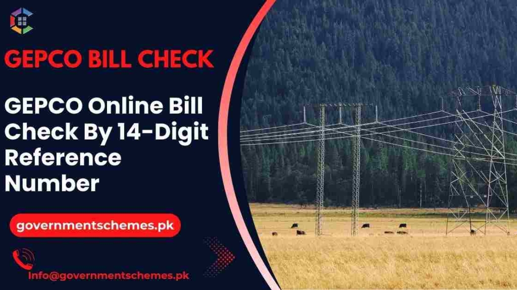 GEPCO Online Bill Check By 14-Digit Reference Number