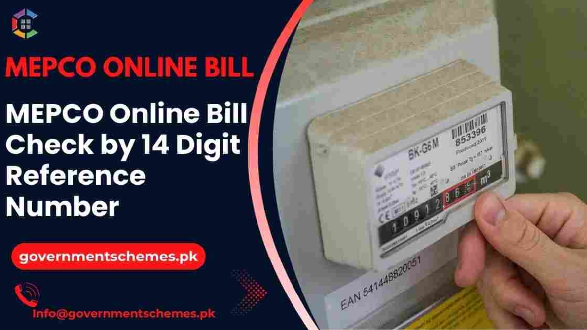 MEPCO Online Bill Check By 14 Digit Reference Number