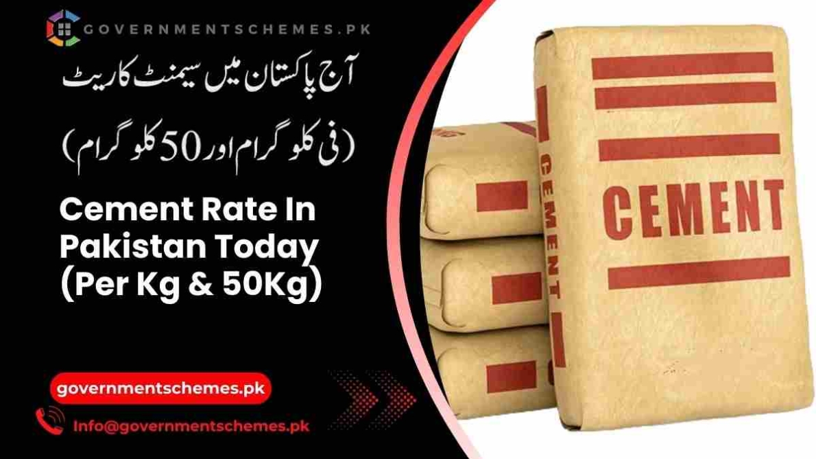 Cement Rate In Pakistan Today (Per Kg & 50Kg)
